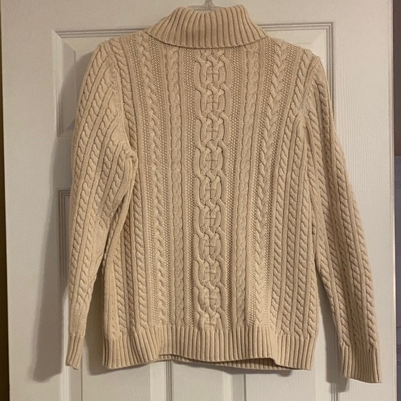 croft & barrow | Sweaters | Croft Barrow Cable Knit Turtleneck Sweater ...